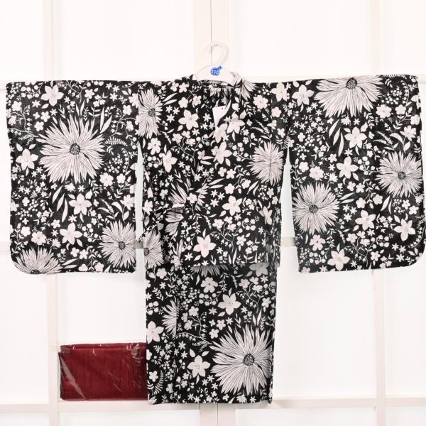 子供用浴衣/Misayamaワンピース浴衣 3点セット夏祭り・花火大会などで着ていただける「浴衣＆兵児帯＆ワンピース」の3点セットでお届けしますワンピースインナーなので、暑くなったら上着を脱いで可愛らしいワンピースに。普段着としても着用でき...