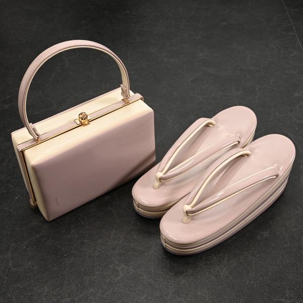 草履バックセット/振袖/Lサイズ/23.5~24.5ｃｍ※ケース（箱）が痛んでおります。※履くことに異常はございません。※Webページにつき現物とは色が異なる場合があります。あらかじめご了承ください。