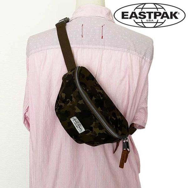 ●商品名：Eastpak Springer Waist Bag●カラー：Camo●素材：ポリエステル100％●サイズ：H16.5cm x W23cm x D8.5cm●仕様：調整機能付きショルダーストラップ●ポケット：メインポケットのインナ...