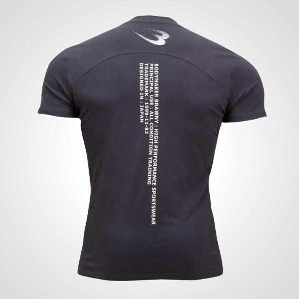 BODYMAKER ボディメーカー BODYMAKER BRAWNY ストレッチTシャツ4 トレーニングウエア スポーツ 運動 フィットネス 追跡 メール便送料無料 :mt310 ...