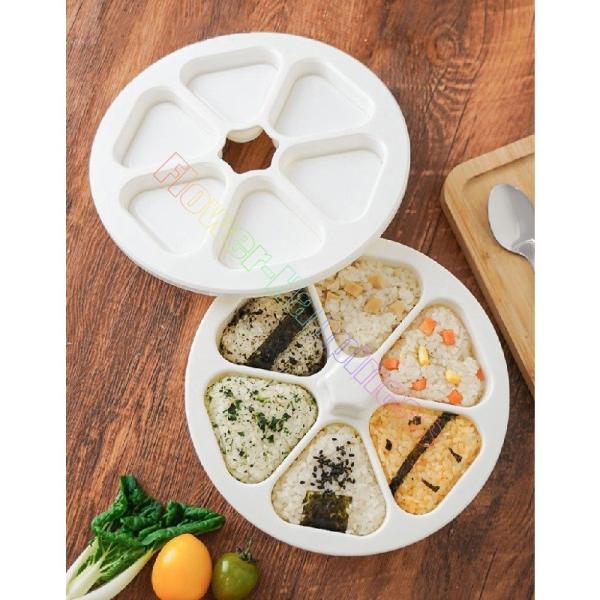 【商品紹介】【品名】おにぎりメーカー【材質】食品グレードのPP素材【カラー】ホワイト【サイズ】19.5*4.7cm【重さ】約166g【特徴】おにぎりを1個?6個同時に作れる、おにぎり型抜き。毎日のお弁当や、大人数に振る舞うパーティーでも時短...