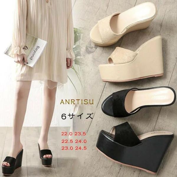 サイズ（おおよその採寸 になります）         サイズ   内寸22-24.5cm 踵と足首をしっかりとホールドするアンクルストラップオープントゥパンプス。♪ アンクルストラップは実用的な引っ掛けるタイプ。厚めのストームなので見た目以...