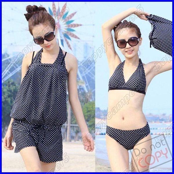 水着レディース 体型カバー 50代 40代 30代 みずぎ ミズギ ビキニ水着 サロペット 3点セット ワイヤー入り ビキニ ママ水着 大きいサイズ ドット柄とっても可愛い水着を入荷致しました。お腹まわりが気になる、スタイルに自信が持てなく...