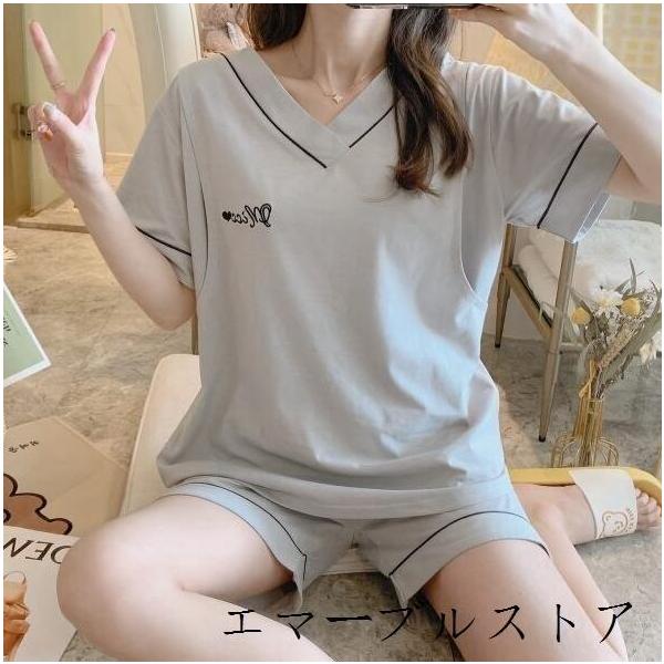 マタニティー パジャマ 夏 授乳服 授乳口付き 春秋 半袖 綿 母の日 プレゼント  カラー  妊娠 入院 大人用 上下セット  ルームウェア 部屋着 ママ 綿 　図参考：※上記表記は当店平置き実寸サイズになります。※大量生産による生産過程...