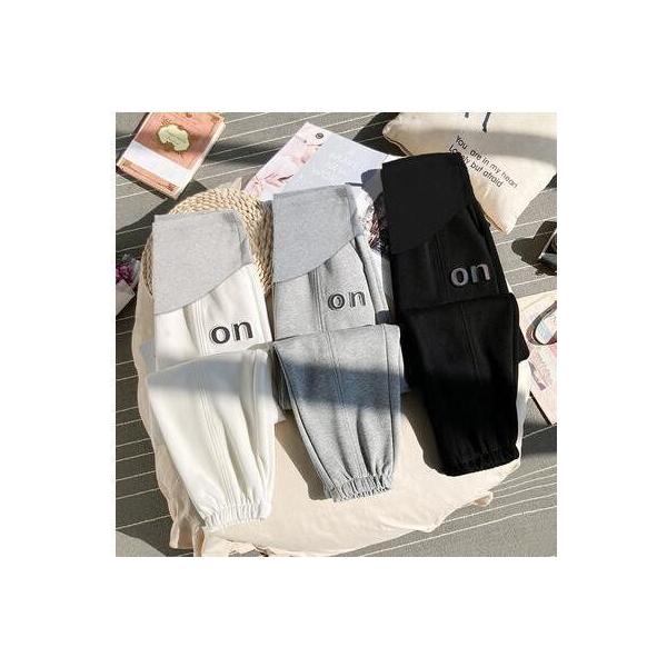 ◆素材：ポリエステルマタニティ スウェットパンツ ジョガーパンツ ジャージ 秋冬 ズボン ロングパンツ 着痩せ 産前産後服ズボン 妊婦服 妊娠パンツ ゆったり カジュアル ルームウェアウエストはゴムで調節可能。産前、産後と長い期間使用できま...