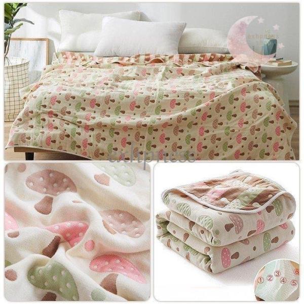 素材 綿100％サイズ：約90×100cm商品説明 【天然素材】肌に優しい天然素材綿100%を採用しております。柔らかくて軽く、肌に優しいのでデリケート肌の赤ちゃんや敏感肌の方にも安心してお使いいただける一枚です。チクチク肌を刺して刺激する...