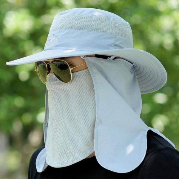 UVカット帽子 紫外線対策 日よけ帽子 メンズキャップ メッシュ 登山 釣り 通気性 紐 青年 オシャレ 夏 新作