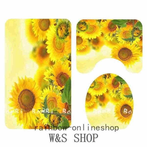 商品内容3点セット：トイレマット、フタカバー、バスマット素材表地フランネル裏地ポリエステル、ゴム中国製品質保証※タグは外国語です。※採寸は製造メーカー提供情報ですので多少誤差が生じる場合がございます。※商品画像はご覧になるモニター等や環境光...