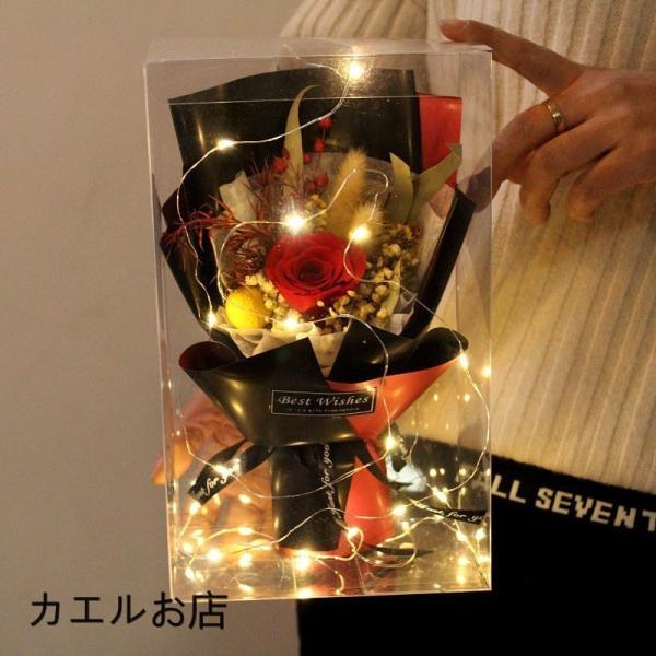 カスミソウブーケバースデーギフトドライフラワーブーケリアルフ:06102333694:お誕生日 恋人の日 ギフト ドライフラワー ブーケリアルフラワー ローズ ガールフレンド バレンタインデー キラキラ光る きれい  - 通販 - Yaho...