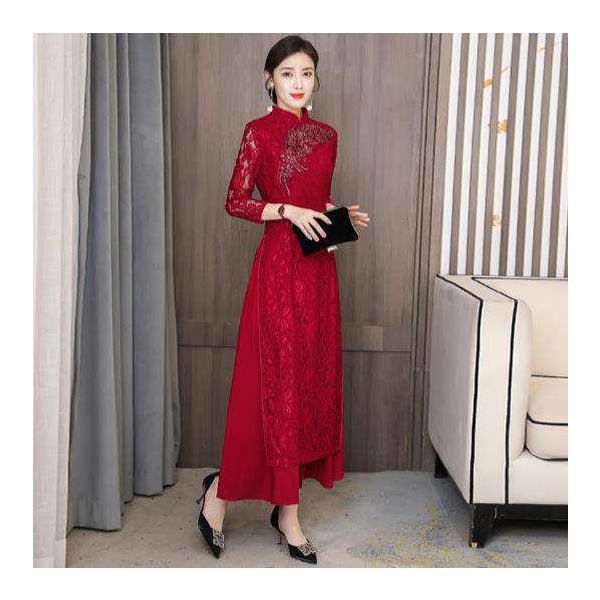 新作 チャイナドレスワンピースレディースファション ジュアル 民族風 ワンピースマキシチャイナ風ナチュラル ワンピースドレス 古代 スリム効果 ロングタイプ新作 チャイナドレスワンピースレディーレディースファッション  42%Offサイズ:...