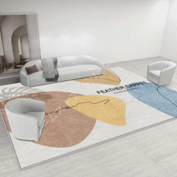 ■使用される材料の特徴柔らかい肌ざわり、通気性、発色性良い。カビに侵されにくく、虫に抵抗性を持つ。水濡れ、日光により色あせしにくい、汚れにくい。しかも損耗しにくい、耐磨耗性。滑り止め付き、安定性が高くになる。ラグの裏面には滑り止め性能もっと...