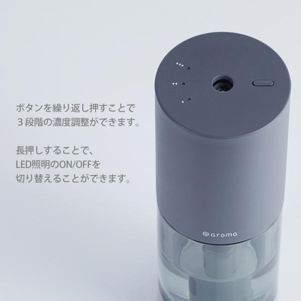 アットアロマ ピエゾディフューザー ソロ piezo diffuser solo 超音波振動 ピエゾ式 静か 広範囲 オートオフ機能付き 卓上 ...