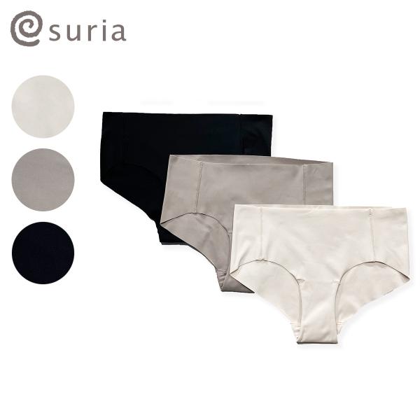 はきごこち抜群のsuriaのヨガショーツここちよく肌にフィットするシームレスなヨガショーツ。できる限り縫い目をへらしたカットオフ仕様で、アウターに響きにくくレギンススタイルでも安心。従来のヨガショーツから、縫い代が気にならないようフラットに...