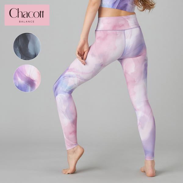 アクティブに生きる女性像をイメージし、透明感のあるインクの表現を取り入れることで、軽やかさと洗練された印象に。ストレッチ性に優れた素材があらゆる動きにフィットし、ワークアウト中も快適な着用感をキープします。腰回りの安定した着用感。アートのよ...