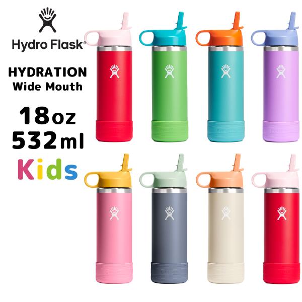ハイドロフラスク TY WILLIAMS ワイドマウスキッズ 18oz 591ml 89017601 HydroFlask 保温 保冷 ステンレスボトル 保温ポット 保温機能あり 保冷機能あり 蓋付き スポーツ おしゃれ プレゼント 旅行 ...