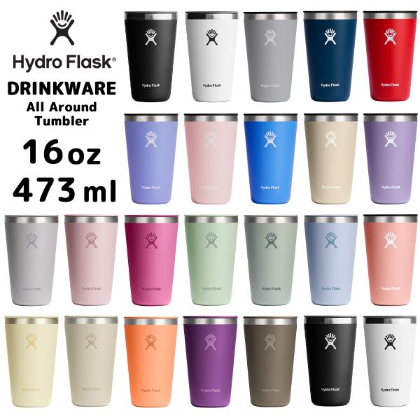 ハイドロフラスク　オールアラウンドタンブラードリンクウエア 16oz 473ml 89011700 HydroFlask 保温 保冷 ステンレスボトル 保温ポット 保温機能あり 保冷機能あり 蓋付き スポーツ おしゃれ プレゼント 旅行 バ...