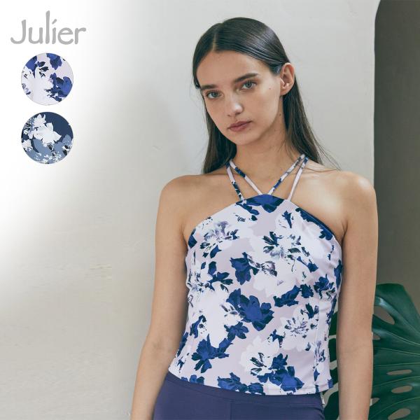 サップヨガ・ホットヨガにも対応落ち着いた配色の大人っぽい花柄クロスキャミソール【HOT YOGA】 【SWIMMING】Julier人気のオリジナルプリントに、2026SSの新作が登場！大きめの花柄ながらも、落ち着いた配色で大人っぽく仕上げ...