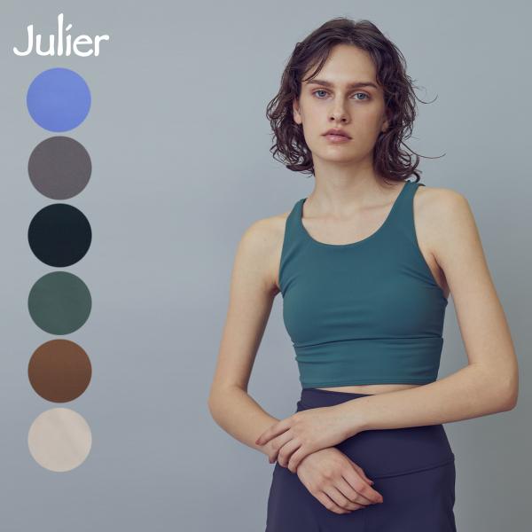 ホットヨガに最適！ジュリエ定番の高機能ショートトップス【HOT YOGA】【SWIMMING】Julier定番の身体にフィットするショートトップス。タテにもヨコにもよく伸びる4WAYストレッチ素材で作られているため、アクティブなシーンでも動...