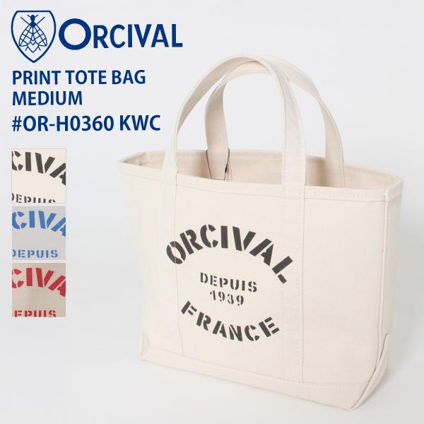 定番トートバッグにORCIVALロゴをプリントした限定デザインオーシバル定番のトートバッグ#OR-H0284 KWC（旧：#RC-7042 HVC）に限定デザインが登場！ポケットの付いている面と反対面にORCIVALロゴをプリントを施した新...