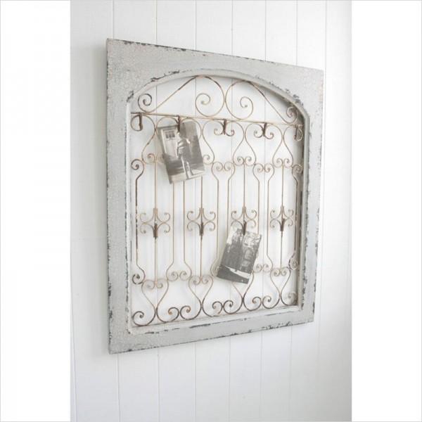 [商品説明]【メーカー在庫品の為ご注文時に完売の際は次回入荷時期のご案内となります。お急ぎの際はお問い合わせください】シャビーでクラシカルなデザインのウォールオブジェハート模様のようなカールデザインや、長年使われていたかのような擦れや色ムラ...