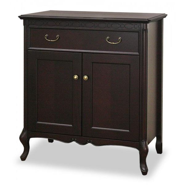 [商品説明]日本の老舗メーカーの伝統的なヨーロピアン家具フルールシリーズ ブラウンはお部屋に馴染む高級感のある正統派スタイルですシックで上品なブラウン塗装はフレンチクラシックでお部屋にも合わせやすく飽きがこないカラー重厚でしっかりとした作り...