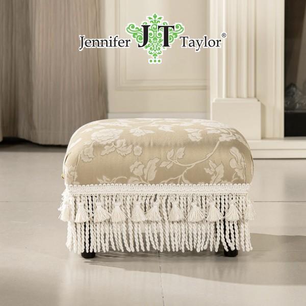 [商品説明]【メーカー在庫品の為ご注文時に完売の際は次回入荷時期のご案内となります。お急ぎの際はお問い合わせください】アメリカの人気ブランド、ジェニファーテイラー社製のフットスツールジェニファーテイラーで初めてお部屋をトータルコーディネイト...