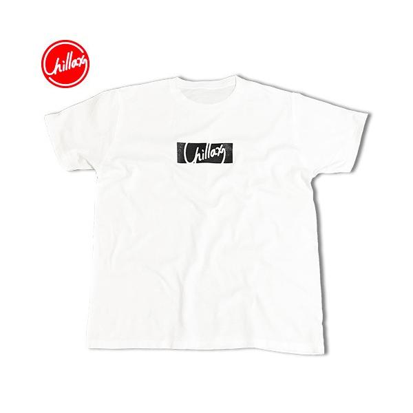 RHC Ron Herman (ロンハーマン): Chillax Box ラメ ロゴ Tシャツ（ブラック）※こちらの商品はネック部分のネームはございませんが、正規品となります。ボディーは薄手のUSA製、日本ならではの技術で施されたラメプリン...