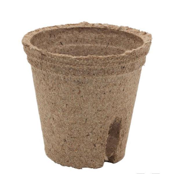 通気性がよいので根の成長が早く、健全な苗に育ちます。ポットごと植え付けができ、やがて土に分解。中粒のタネや植え替えを嫌う植物は、用土を入れて直接タネまきを。細かいタネは「ピートバン」にまいて、発芽後に植え替えると安心です。サイズ（約）：丸型...