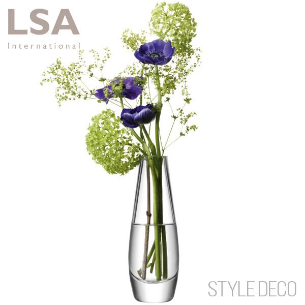 【LSA International】FLOWER SINGLE STEM VASE TLA1977サイズ：Φ6xH17cmLSAのフラワーベースは全て手吹きのハンドメイド。オーガニックな美しいフォルムと上質な質感が特徴です。お花を引き立て...