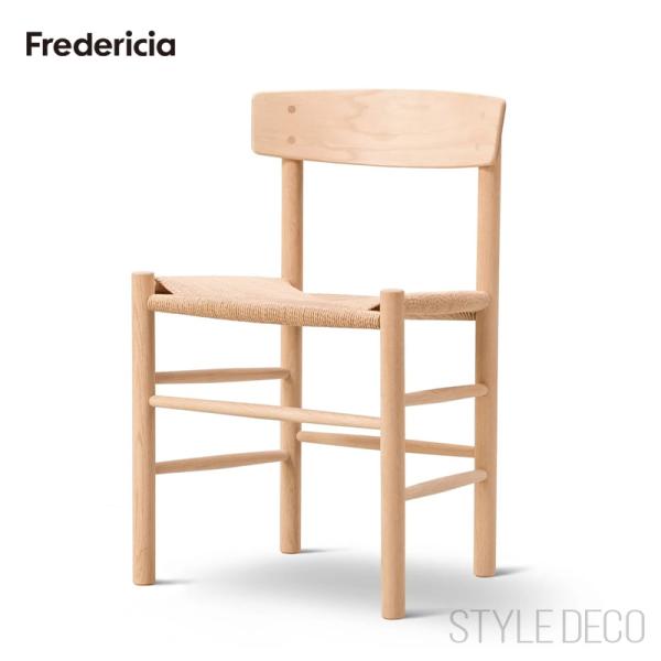 ［ FREDERICIA ］J39 シェーカーチェア Beech（soap finish）モーエンセンチェア ピープルズチェア みんなの椅子サイズ：W490×D440×H780・SH460mm樹　種：ビーチ材・ソープ仕上げ座　面：ナチュラル...