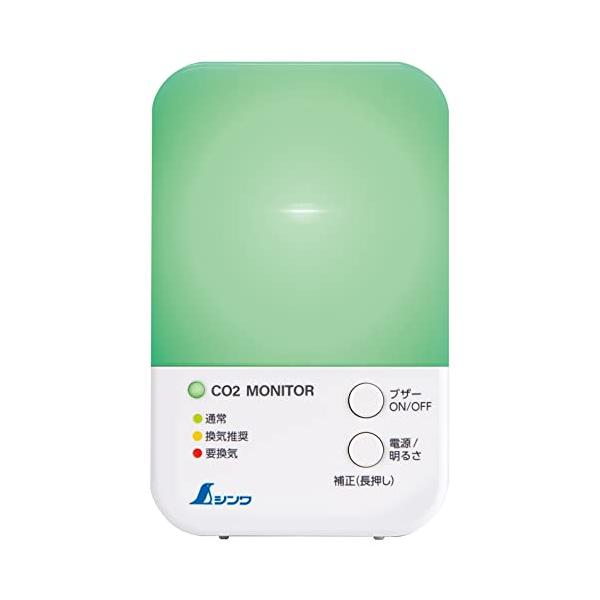三色表示-/-/78976・Style:三色表示・パッケージ個数:1・空気中の二酸化炭素濃度を色の変化で表示して注意を促します。・通常色（緑）0〜999ppM、喚起推奨色（黄）1 000〜1 999ppM、要換気色（赤）2 000ｐｐM。