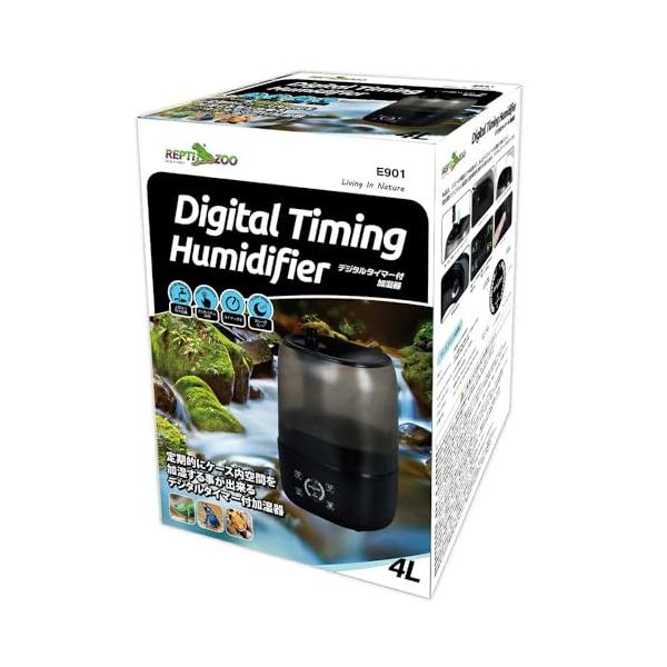 黒/-/E901・パッケージ個数:1・定期的にケース内空間を加湿・大容量4Lウォータータンクで、長時間の加湿が可能・半透明のタンクで残水量がはっきりわかります・静かな作動音でミスト量は3段階で調整可能・ウォータータンクの水量不足を感知し、デ...