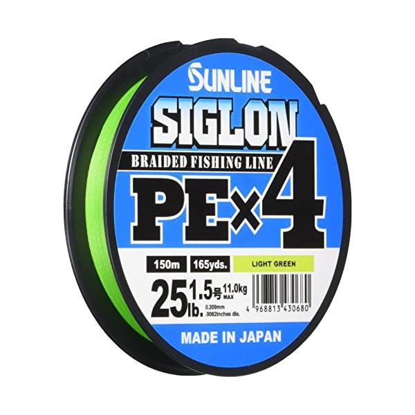 #1.5/25lbライトグリーン/#1.5/25lb/4968813430680・Style:#1.5/25lb・パッケージ個数:1・規格:150m単品・カラー:ライトグリーン・号数(号):1.5・LB:25