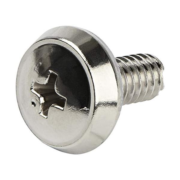 -/-/CABSCRWS1224・パッケージ個数:1・12-24ネジ 50個パッケージ・錆を防ぐニッケルメッキ処理・様々な装置を支える頑丈なスチール設計