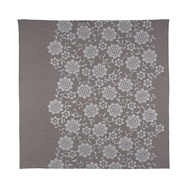 花唐草 グレー/約150×150cm/22007-401・PatternName:01.グレー・パッケージ個数:1・商品サイズ:約145×145cm