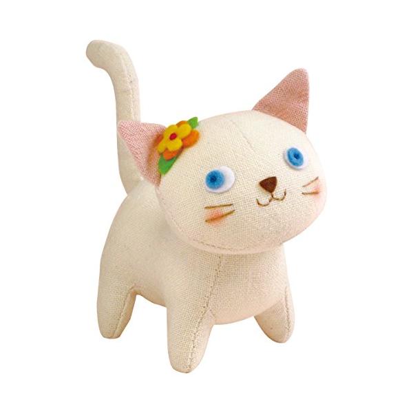 おしゃまおしゃれシロ/-/-・Color:シロ・セット内容：古布再現布、フェルト、刺繍糸、綿、作り方説明書、実物大型紙・用意するもの：縫い針、まち針、刺繍針、縫い糸、布に型紙を写す用具、定規、はさみ、スティックのり、手芸用接着剤、ほお紅、ア...