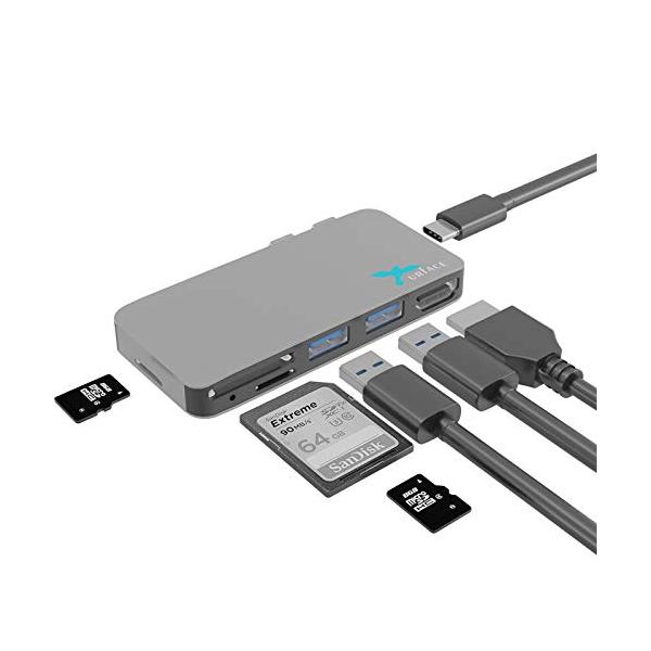 ガンメタリック/「MacBook Pro」専用/IMD-UTC378/IMD-UTC378・パッケージ個数:1・人気の高性能ノートPC「MacBook Pro」専用の5種類のインターフェイスに対応したUSB＆HDMIマルチハブアダプタ。「M...