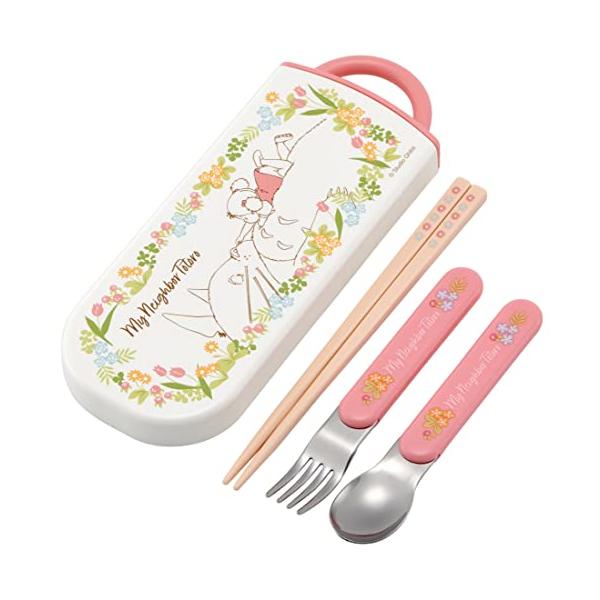 トリオセットトトロ メイ/-/TACC2AG-A・Color:トトロ メイStyle:トリオセット・パッケージ個数:1・サイズ:スプーン・フォーク=長さ13cm 箸=16.5cm ケース=幅20.6×奥行8.2×高さ1.7cm・素材・材質:...