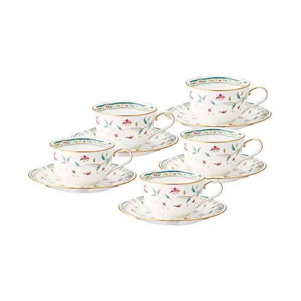 洋食器08:5客セット/容量:約220ml/F59387A/4409・Color:08:5客セット・パッケージ個数:1・サイズ:カップ:口径約9.2cm、長径(取っ手含):約11.7cm、高さ:約5.6cm、容量:約220cc、ソーサー:直...