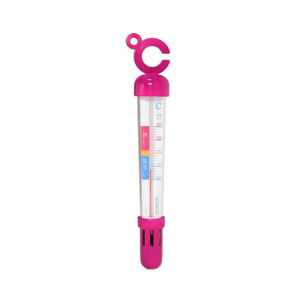 ピンク/-/AP-02P・パッケージ個数:1・用途:入浴温度の測定、温度管理・1目盛:2℃・測定範囲:20~60℃