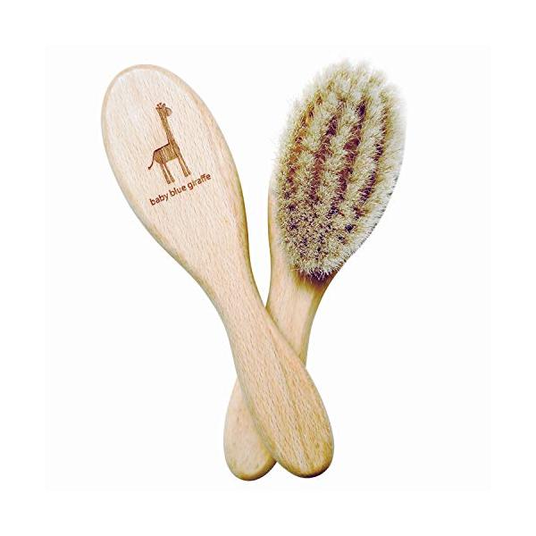 ヘアブラシナチュラル/1個 (x 1)/-・Color:ナチュラルStyle:ヘアブラシ・パッケージ個数:1・赤ちゃんにやさしい天然素材