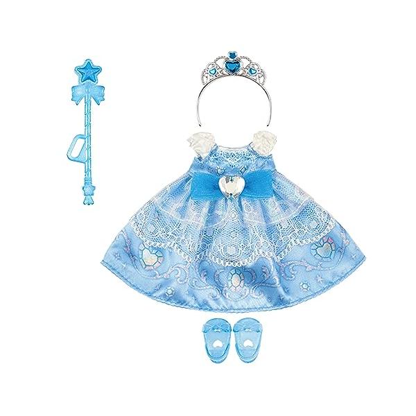 ポケットみずいろプリンセスドレス/-/1851618・Color:ポケットみずいろプリンセスドレス・かわいいティアラとステッキでドレスアップ