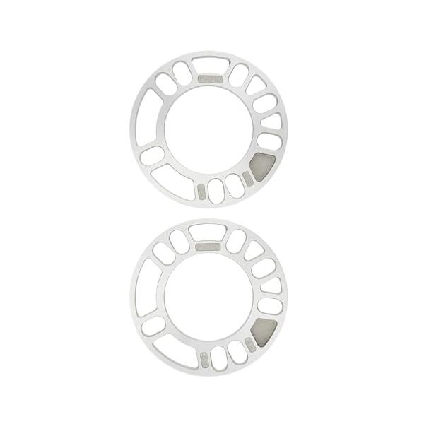 シルバー/10mm/P-010-2P・PatternName:単品・パッケージ個数:1・サイズ:[ 10mm 4/5H ] PCD98-114.3(br)●個数:2枚・内径:75mm・厚み:10mm・外径:135mm
