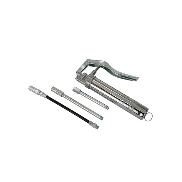 -/容量:カートリッジ80cc/手詰め120cc/HG-100K・Size:容量:カートリッジ80cc/手詰め120cc・パッケージ個数:1・全長:約240mm、重量:約670g・油槽径:約38mm、材質:鉄・容量:カートリッジ80cc・手...