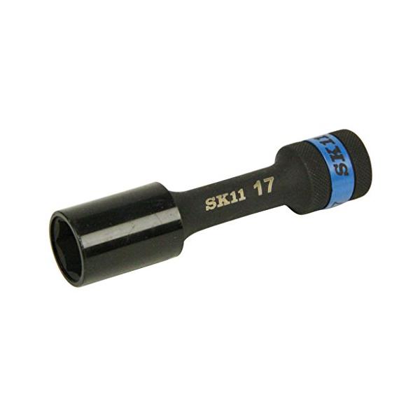 -/17mm/S4WP-17・Size:17mm・パッケージ個数:1・差込角:12.7mm(1/2インチ)・全長:110mm・二面幅:17mm・先端外径(樹脂製プロテクター未装着時):23.7mm・先端外径(樹脂製プロテクター装着時):25...