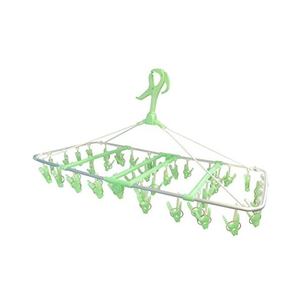 simpleグリーン/Large (× 1)/84673・Color:グリーンSize:Large (× 1)PatternName:40ピンチ・パッケージ個数:1・製品サイズ:約70×35cm・材質:本体=アルミ・ポリプロピレン キャップ...