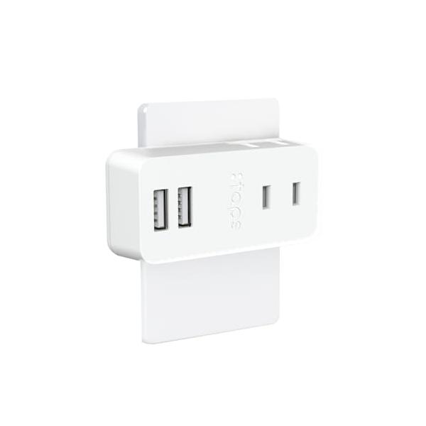 2)USB×2出力2A/2個口ホワイト/-/STPP100-WT・Style:2)USB×2出力2A/2個口・パッケージ個数:1・電源タップ USB モバイルタップ 180度回転プラグ・コンセント挿し込み口/定格入力:AC100-240V ...