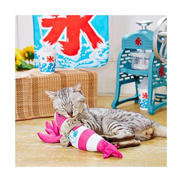 けりぐるみエビイチゴ/-/W27143・Color:エビイチゴStyle:けりぐるみPatternName:2023年度版・パッケージ個数:1・夏にぴったり、ひんやり生地けりぐるみ