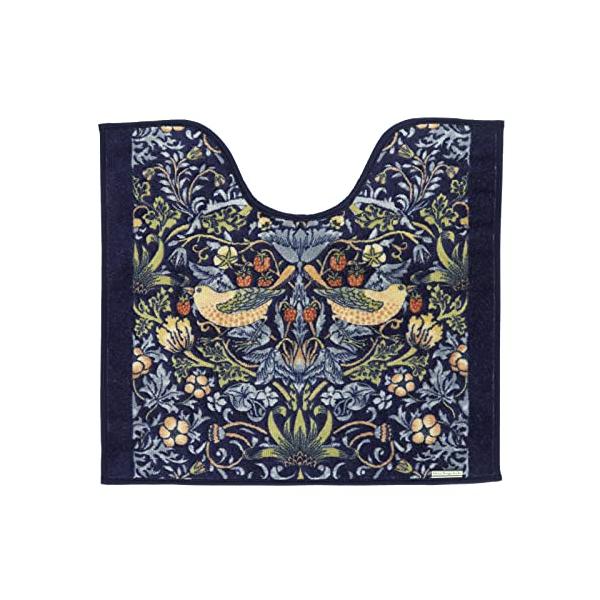 トイレマット 60×65cmブルー/60 x 65 cm (長方形)/FT1702A・Size:60 x 65 cm (長方形)Color:ブルー・パッケージ個数:1・モリスのデザインの中で一番人気のある柄「いちご泥棒」のトイレマットです。...