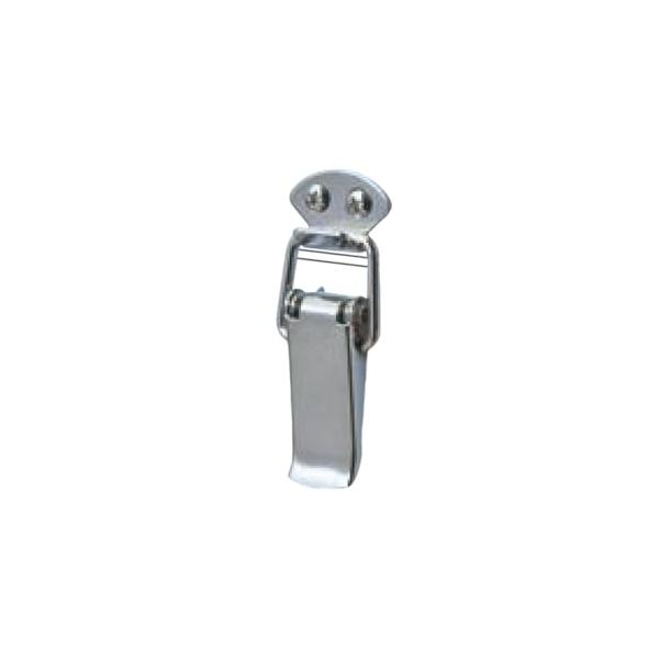 P-22-/Pack of 1/VB-003・Size:Pack of 1Style:P-22・パッケージ個数:1・カバンや木箱などのフタの締め具に・バネの力でしっかりと締めます・材質:本体/鉄(ニッケルメッキ仕上げ)、使用木ネジ2.7X1...